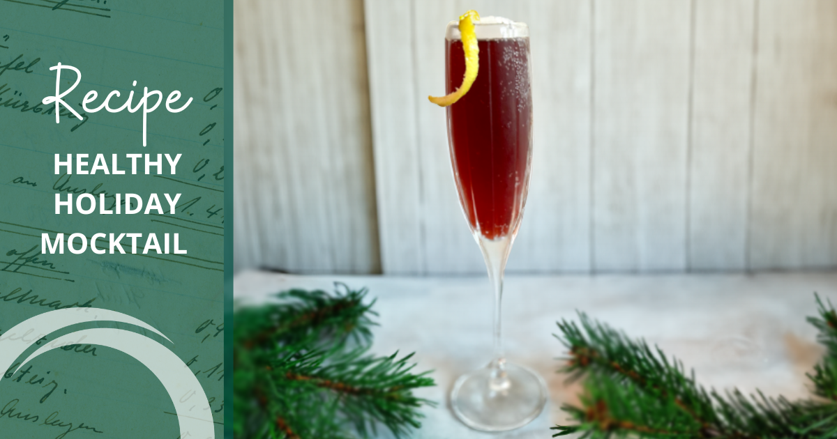 Recipe: Healthy Holiday Mocktail | Overlake Medical Center & Clinics