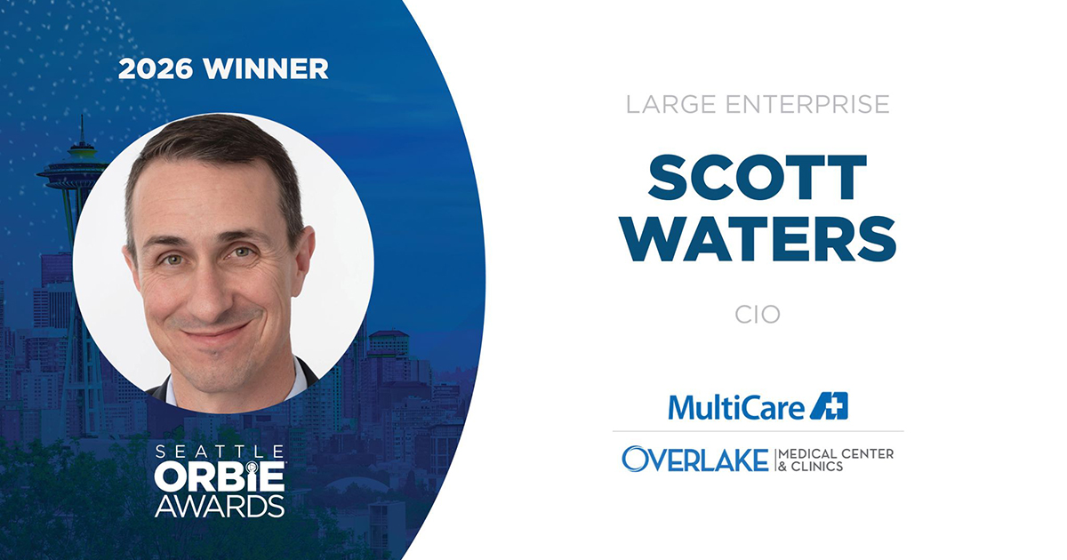 Overlake CITO Scott Waters Named 2026 ORBIE® Award Winner
